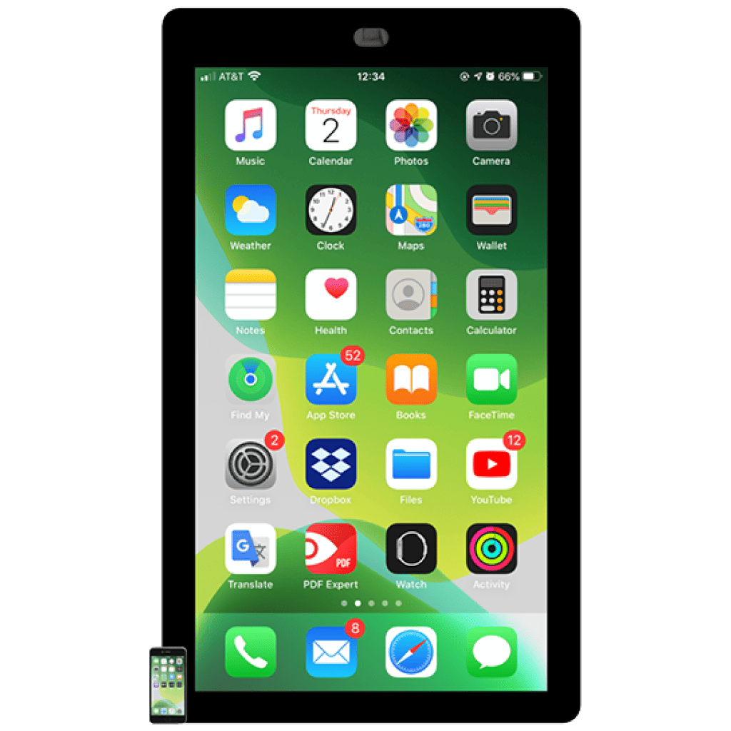 PADZILLA 55" WITH STAND - Aria AV Rentals